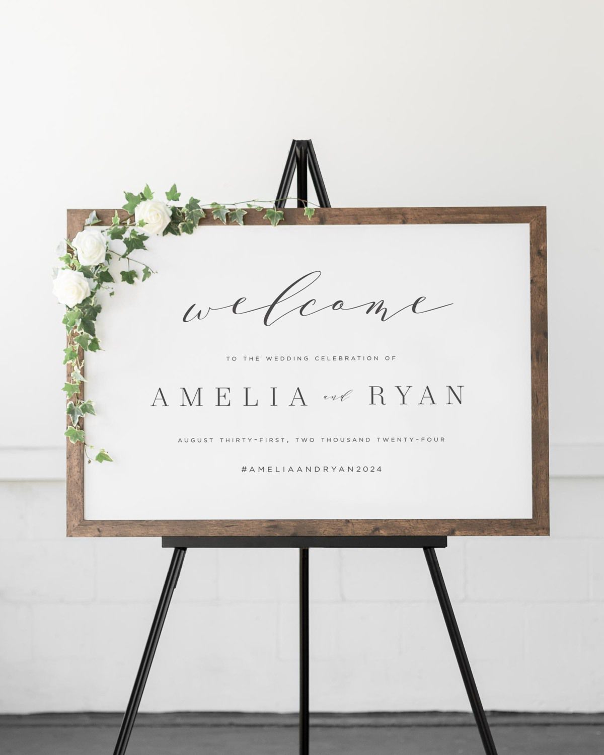 Wedding Welcome Signs | Gorgeous Designs in 20x30” and 24x36”
