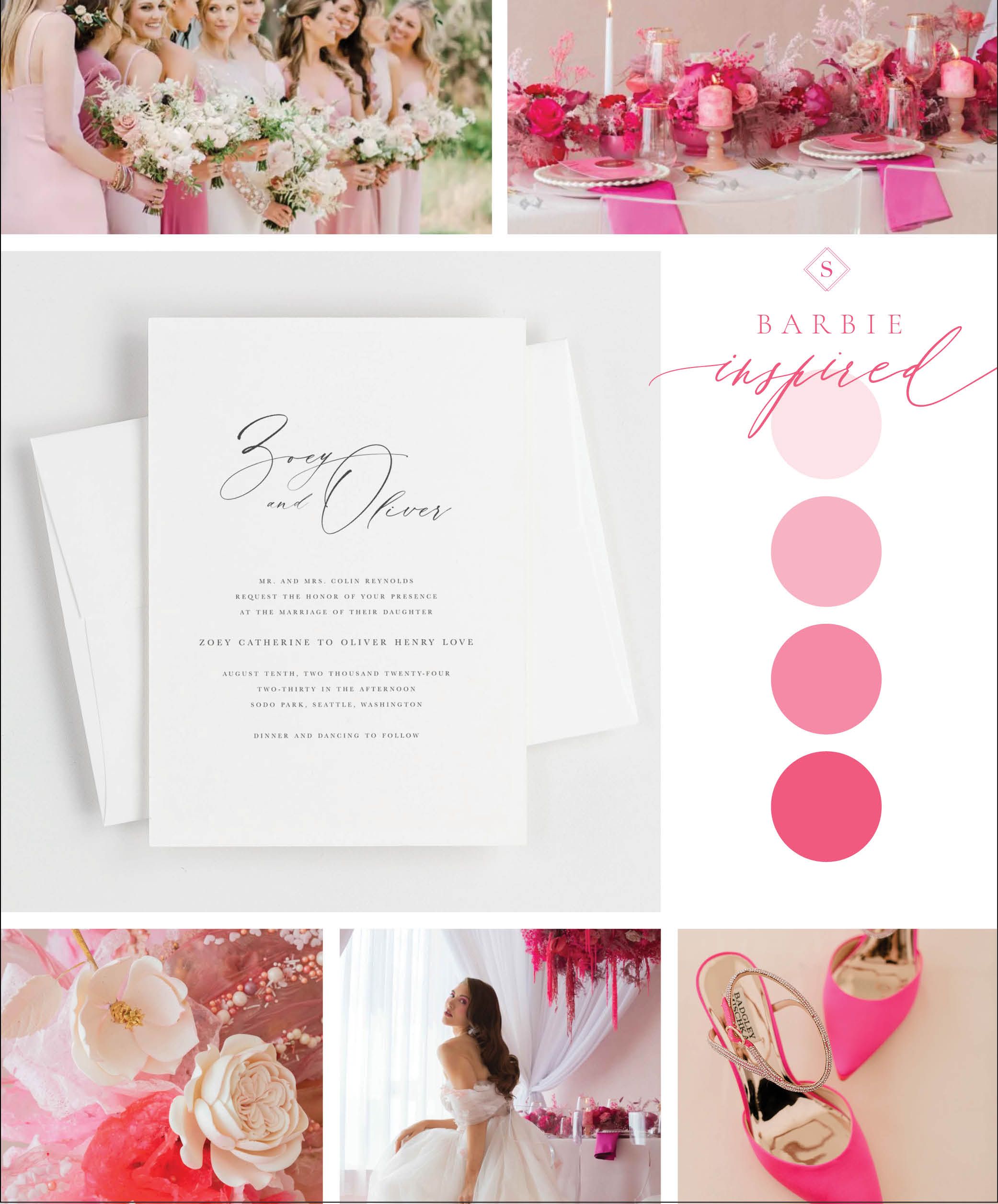 A Dreamy Barbie-Inspired Wedding Weekend: Love, Glamour, and Forever ...