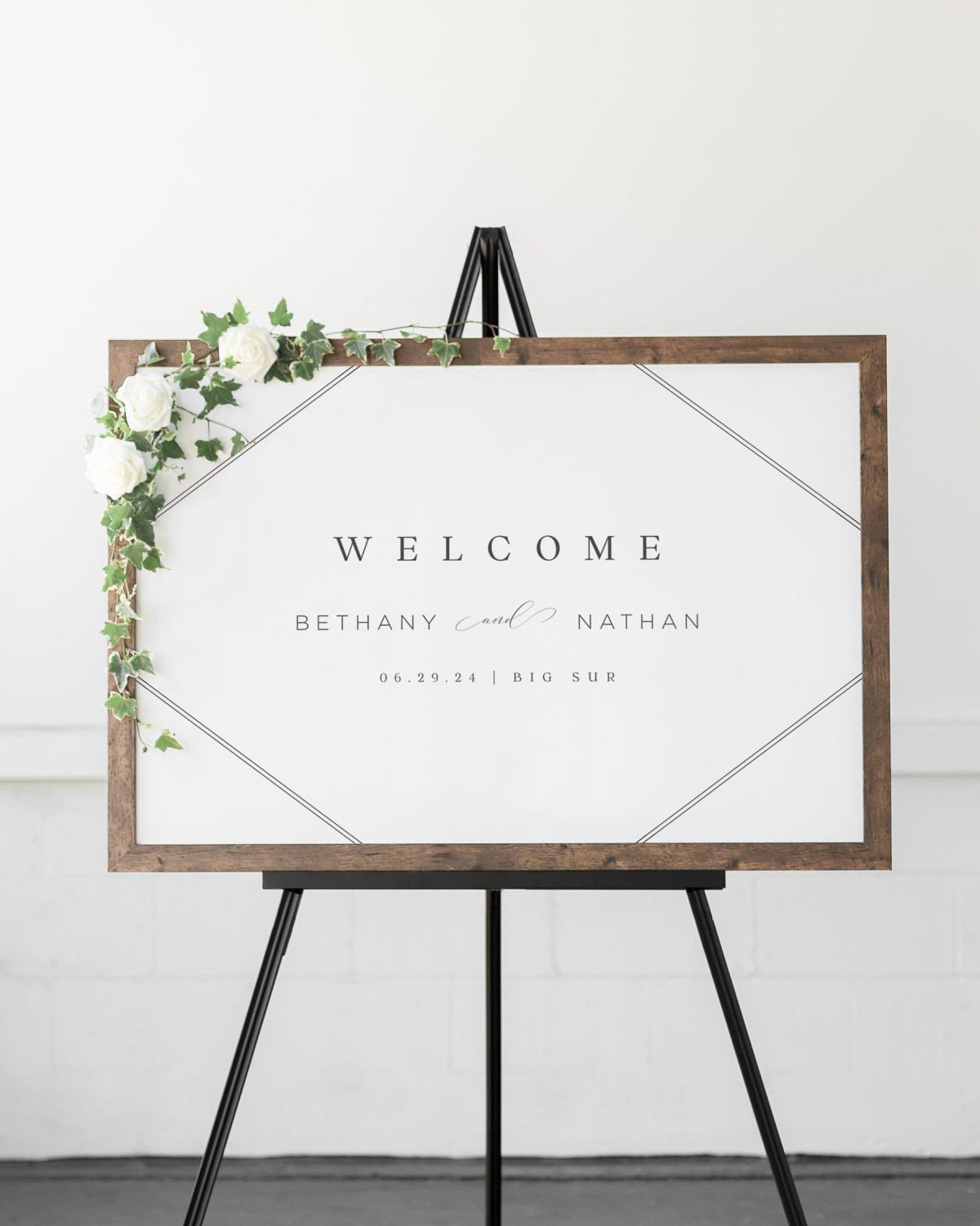 Bethany Welcome Signs | Shine Wedding Invitations