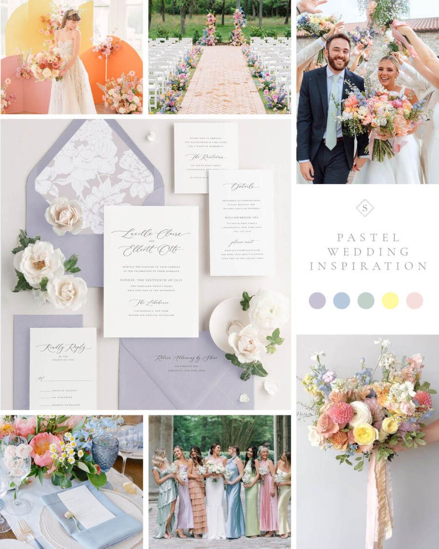 Pastel Wedding Inspiration | Shine Wedding Invitations