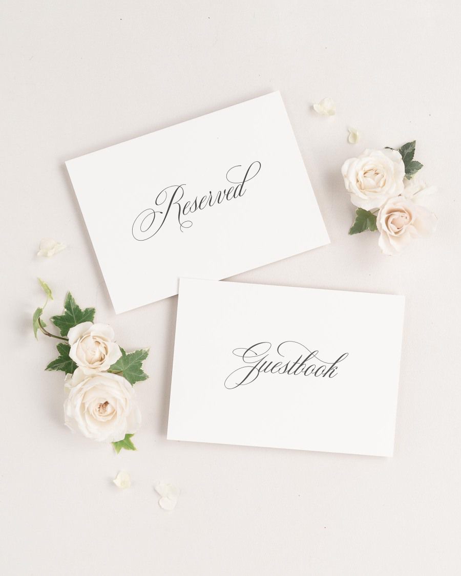 Camille Wedding Signs | Shine Wedding Invitations