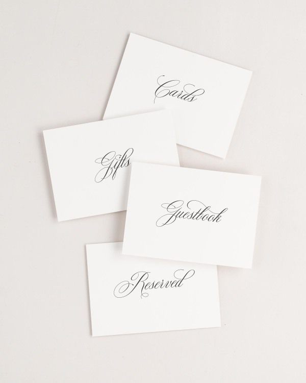 Camille Wedding Signs | Shine Wedding Invitations