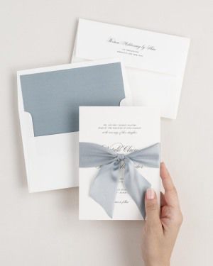 Ribbon Wedding Invitations | Shine Wedding Invitations