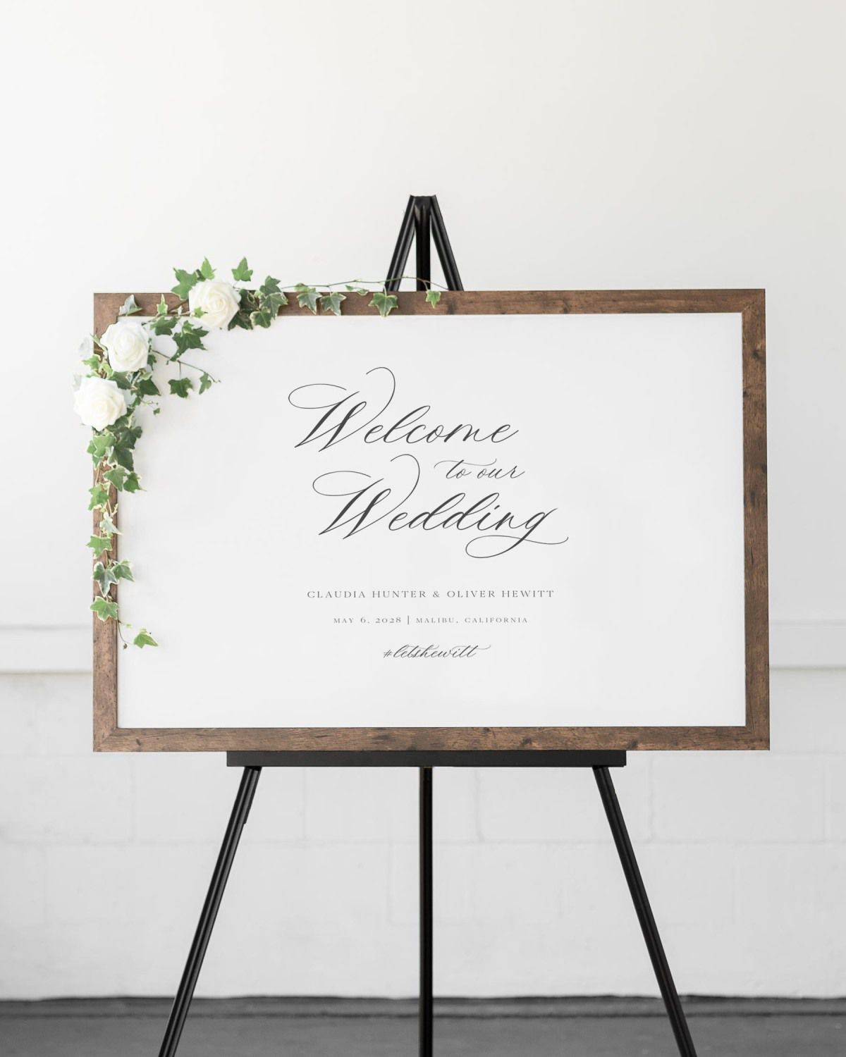 Claudia Welcome Signs | Shine Wedding Invitations