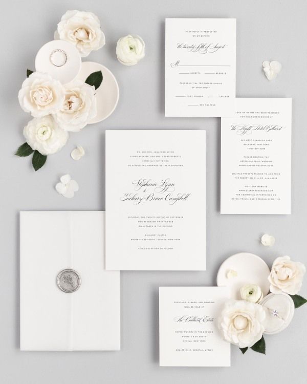 Romantic, Elegant Wedding Invitations | Shine Wedding Invitations