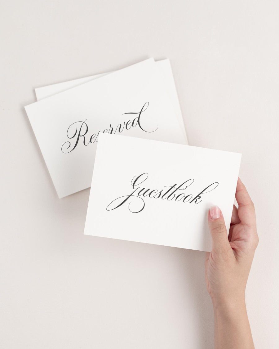 Delicate Elegance Wedding Signs | Shine Wedding Invitations