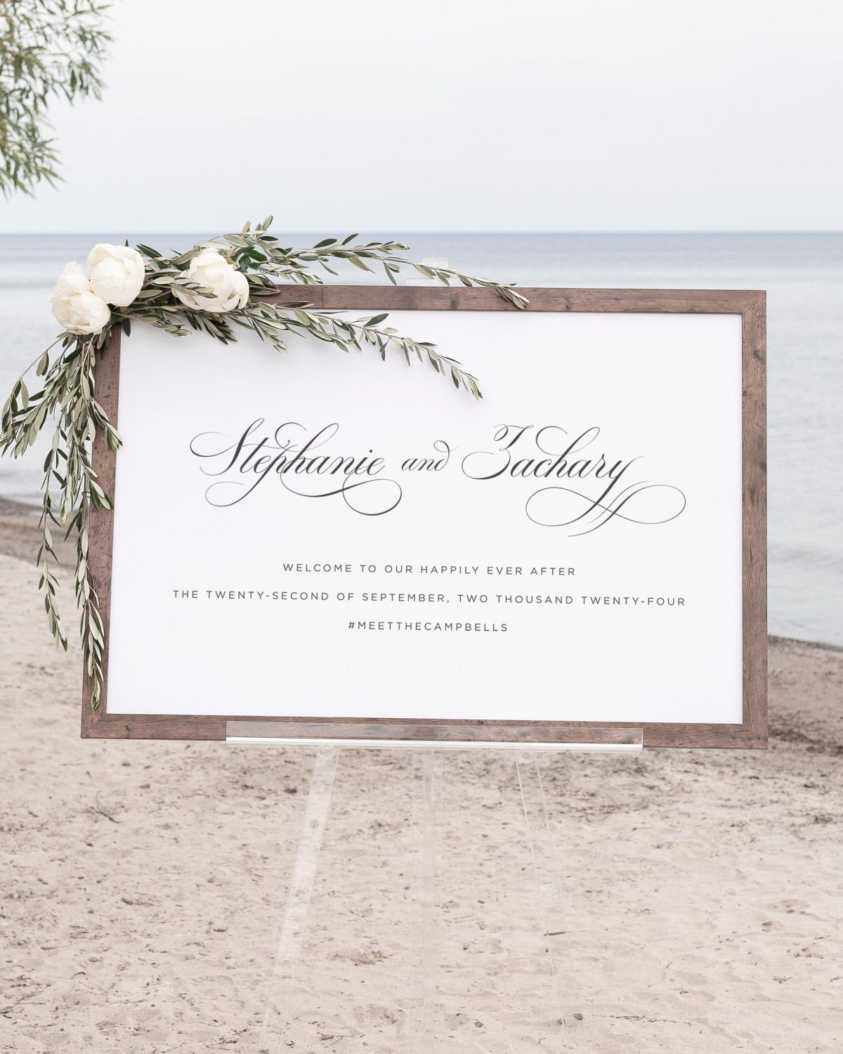 Delicate Elegance Welcome Signs | Shine Wedding Invitations
