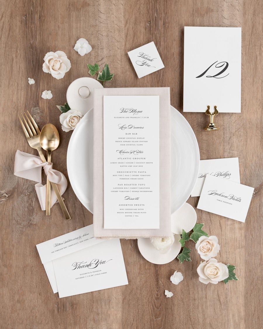 Elizabeth Seating Charts | Shine Wedding Invitations