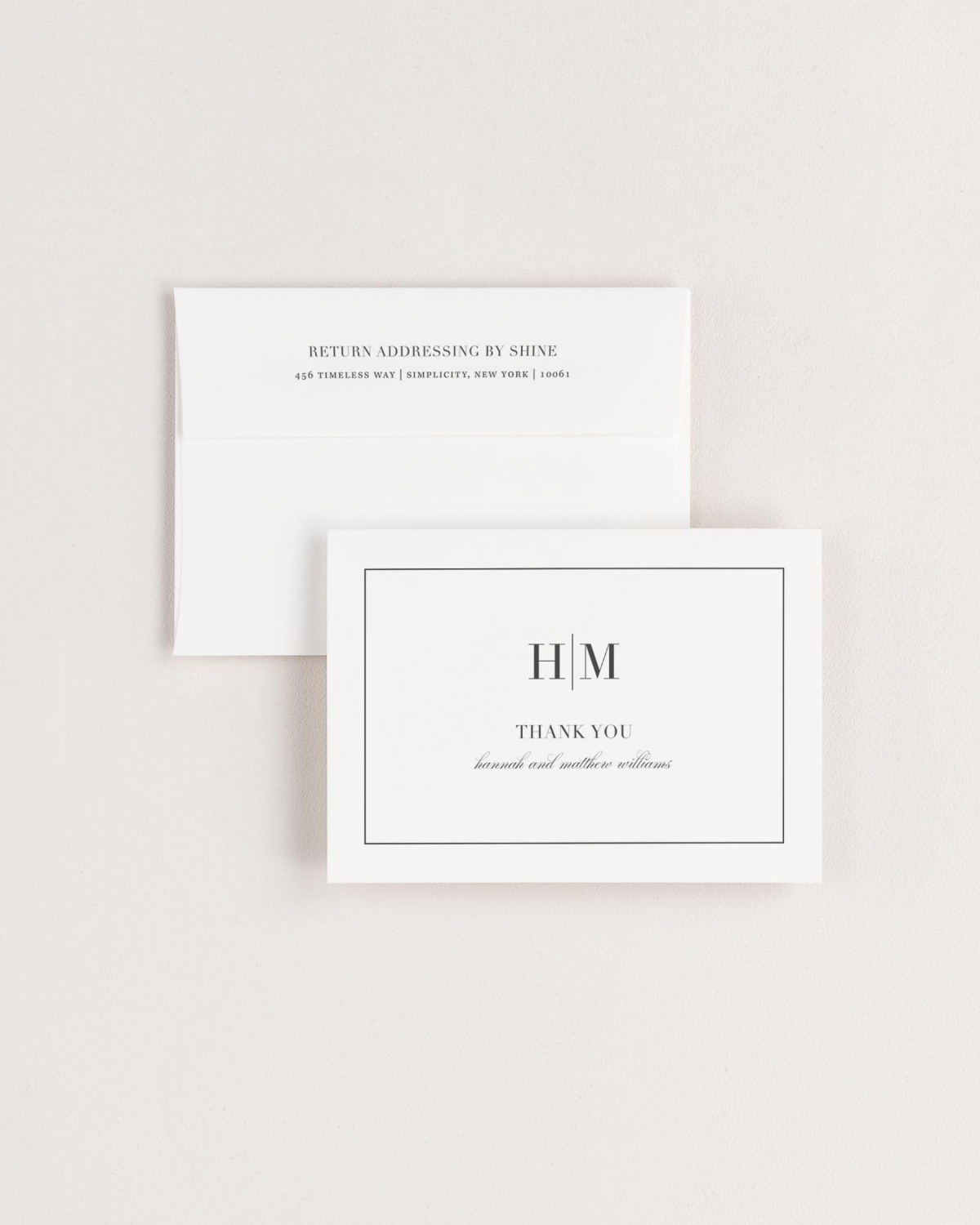 Thank You Monogram Cards Monogram Thank You Cards & Templates | Zazzle