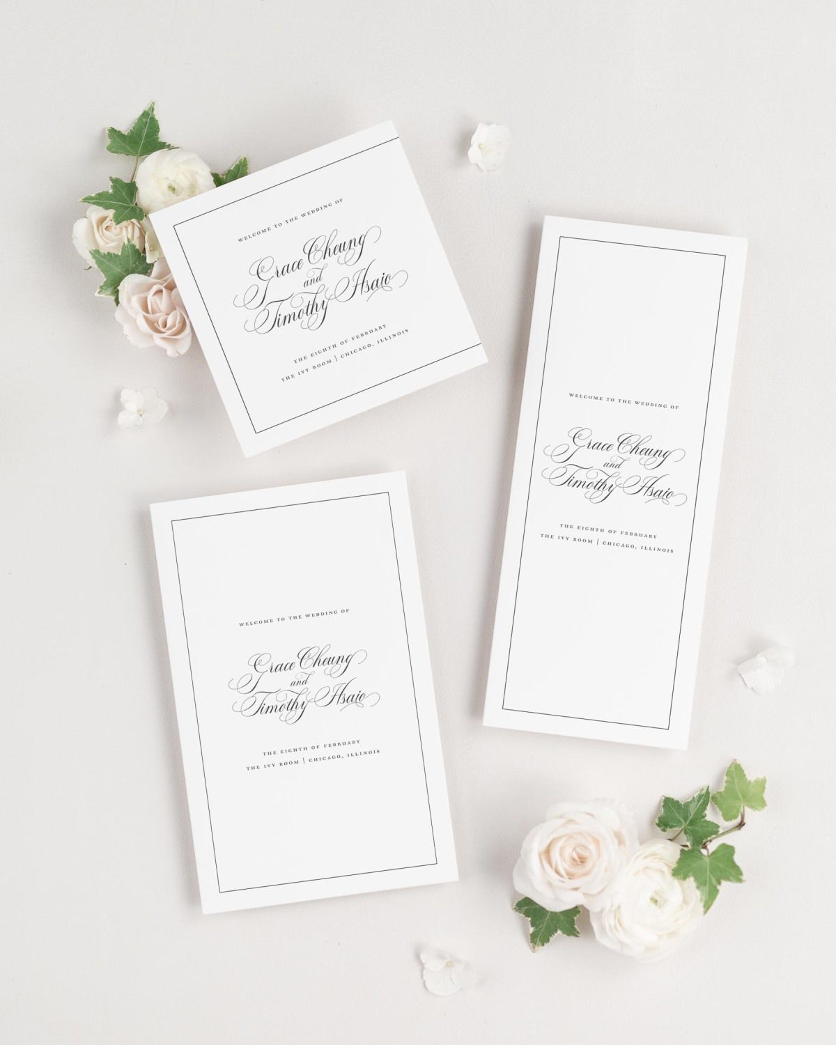 Grace Wedding Programs | Shine Wedding Invitations