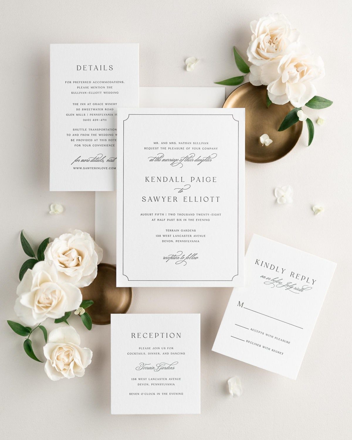 Letterpress Wedding Invitations | Shine Wedding Invitations