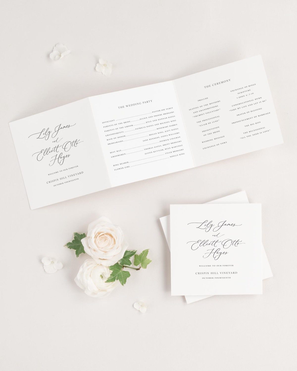 Wedding Programs | Shine Wedding Invitations