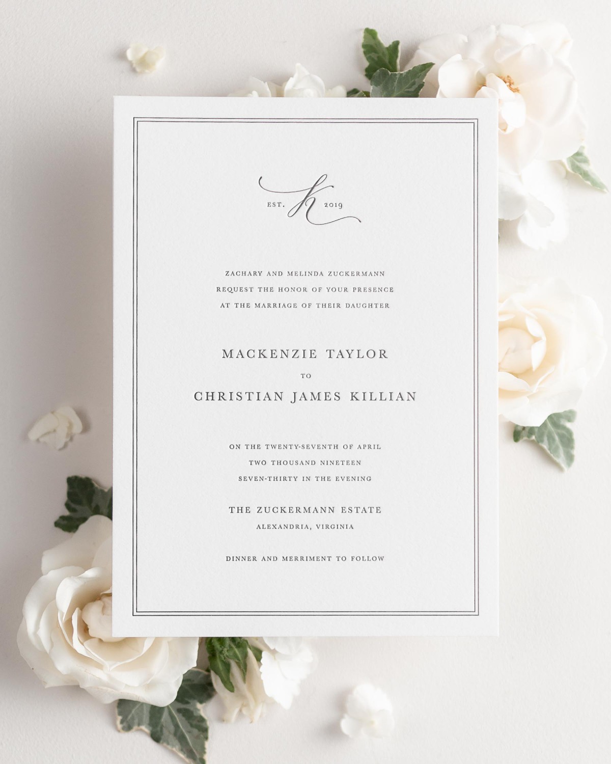Letterpress Wedding Invitations | Shine Wedding Invitations
