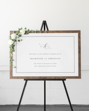 Mackenzie Welcome Signs | Shine Wedding Invitations