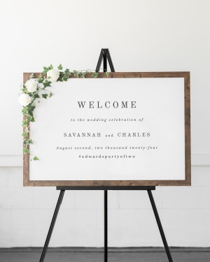 Savannah Welcome Signs | Shine Wedding Invitations