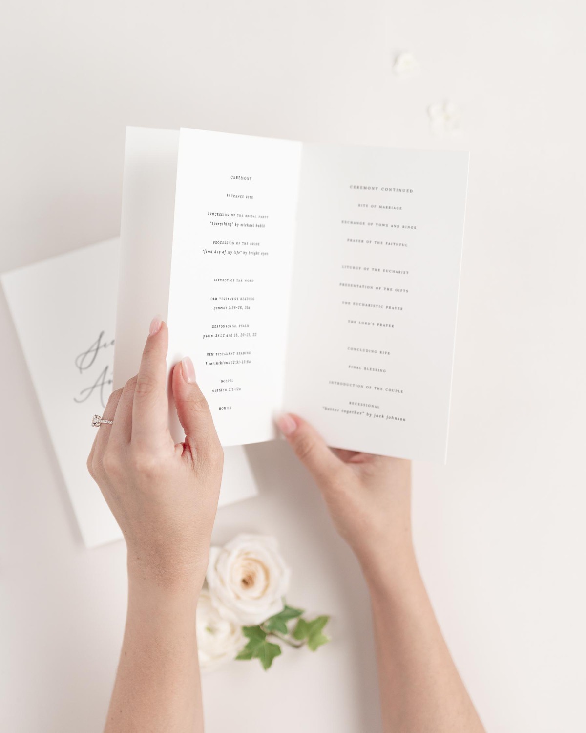 Sienna Wedding Programs | Shine Wedding Invitations