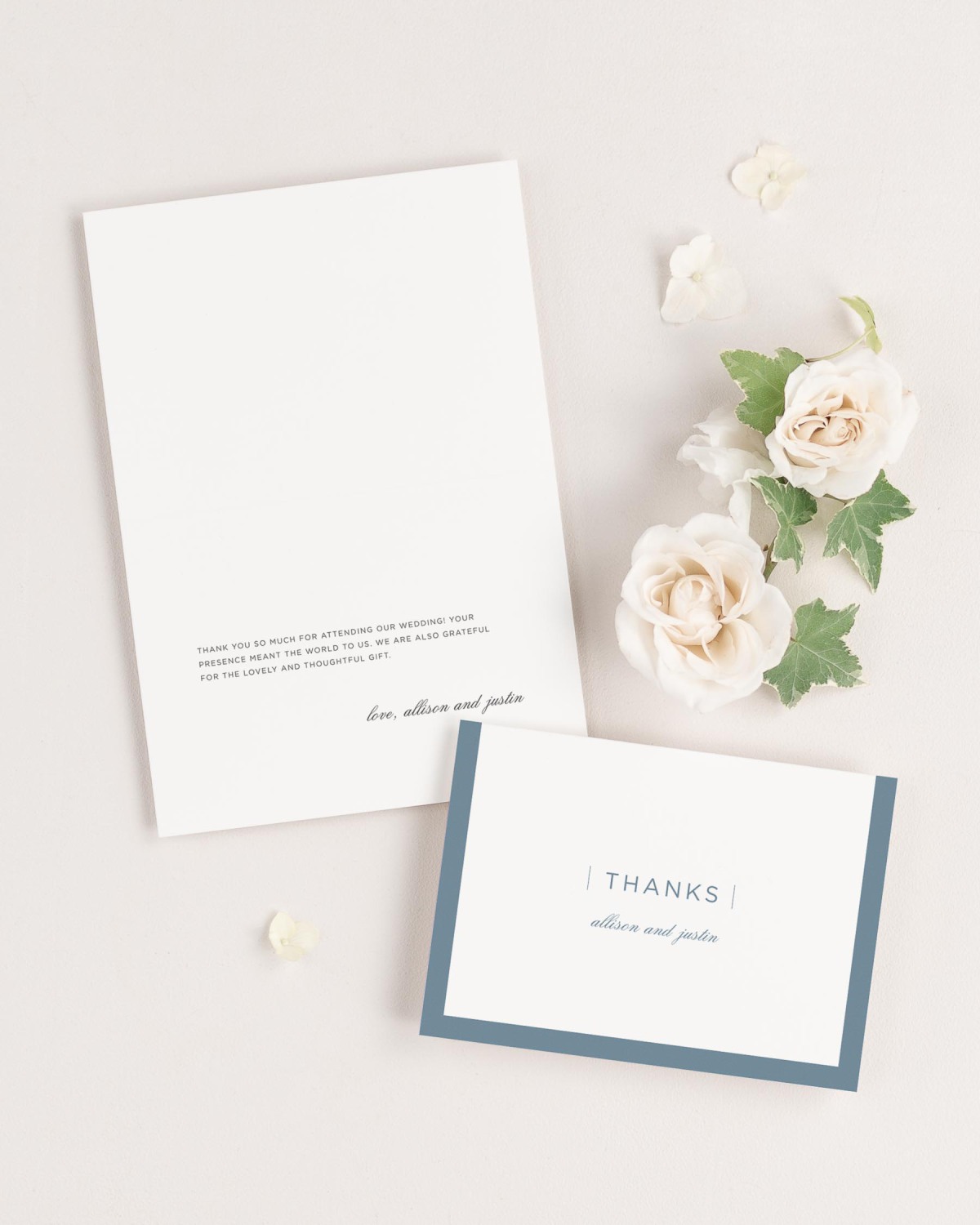 Sophisticated Modern Wedding Thank You Cards | Shine Wedding Invitations