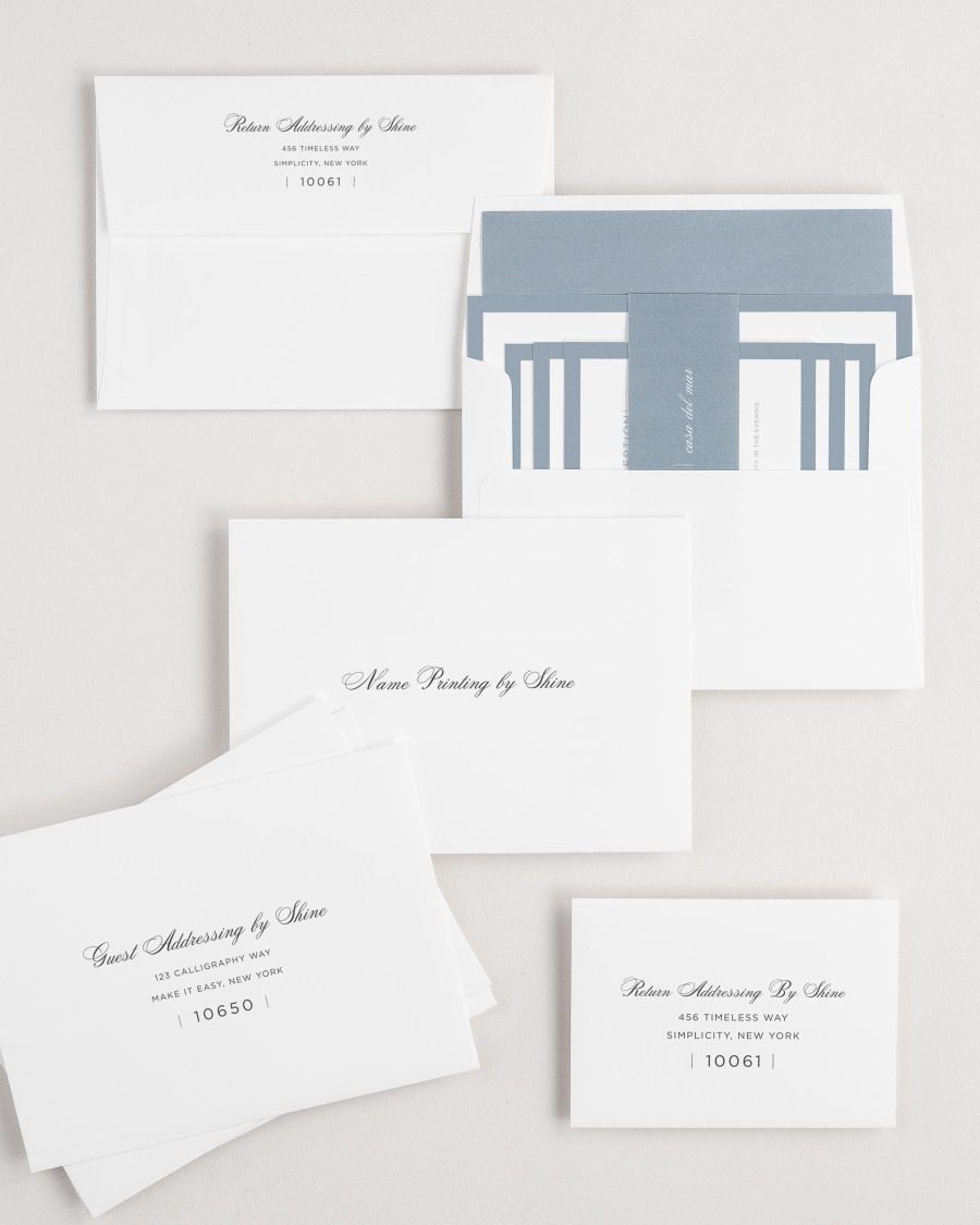 Sophisticated Modern Wedding Invitations | Shine Wedding Invitations